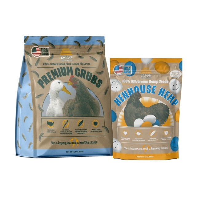 The Ultimate Snack Pack - 1- 5 Pound Bag of Premium Grubs and 1- 4 Pou ...