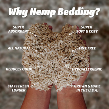 Naturally Grown Hemp Pet Bedding - Chick Hemp Bedding – Eaton Pet and ...