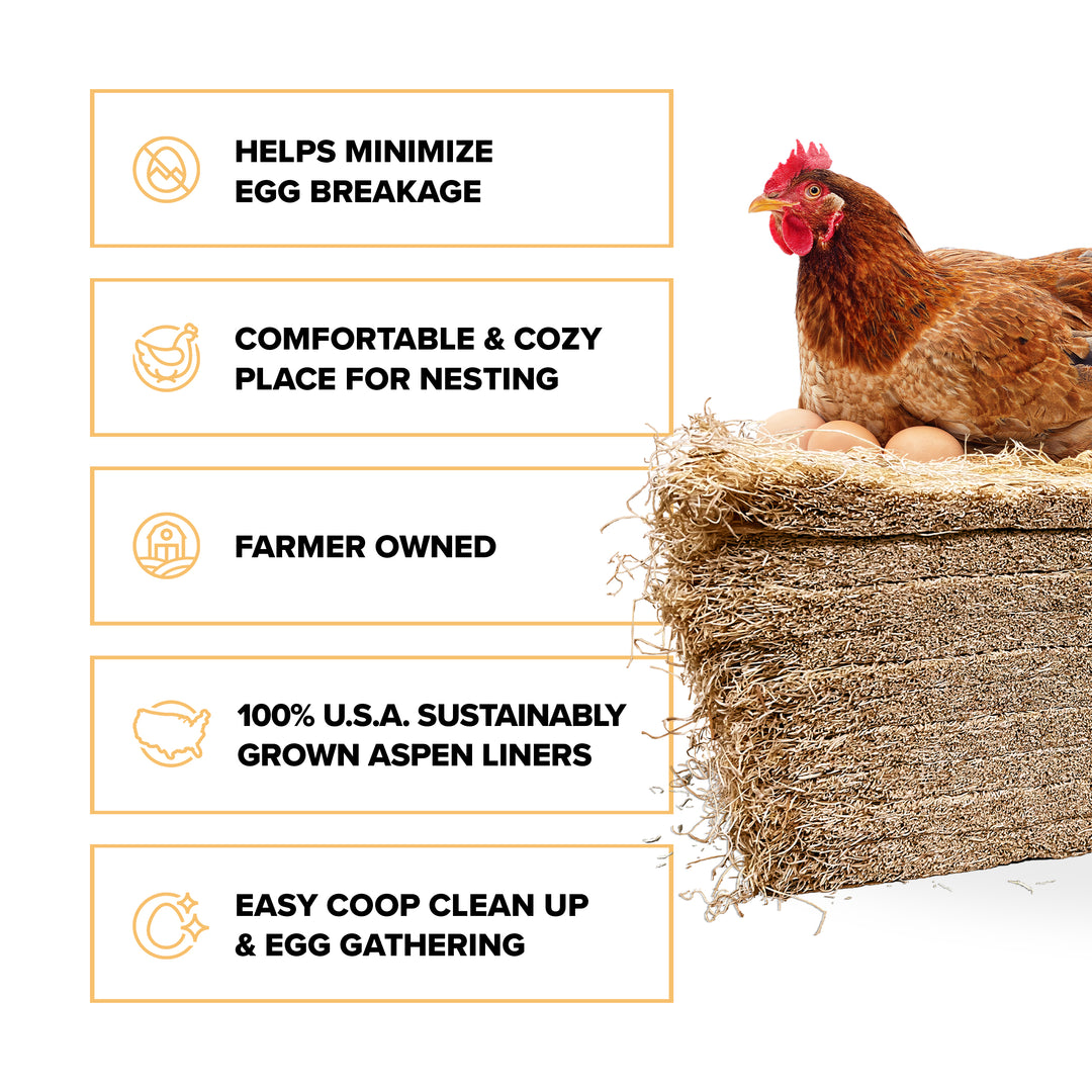 Premium Nesting Hen Pads 10 Pack | Nesting Box Pads for Hens – Eaton ...