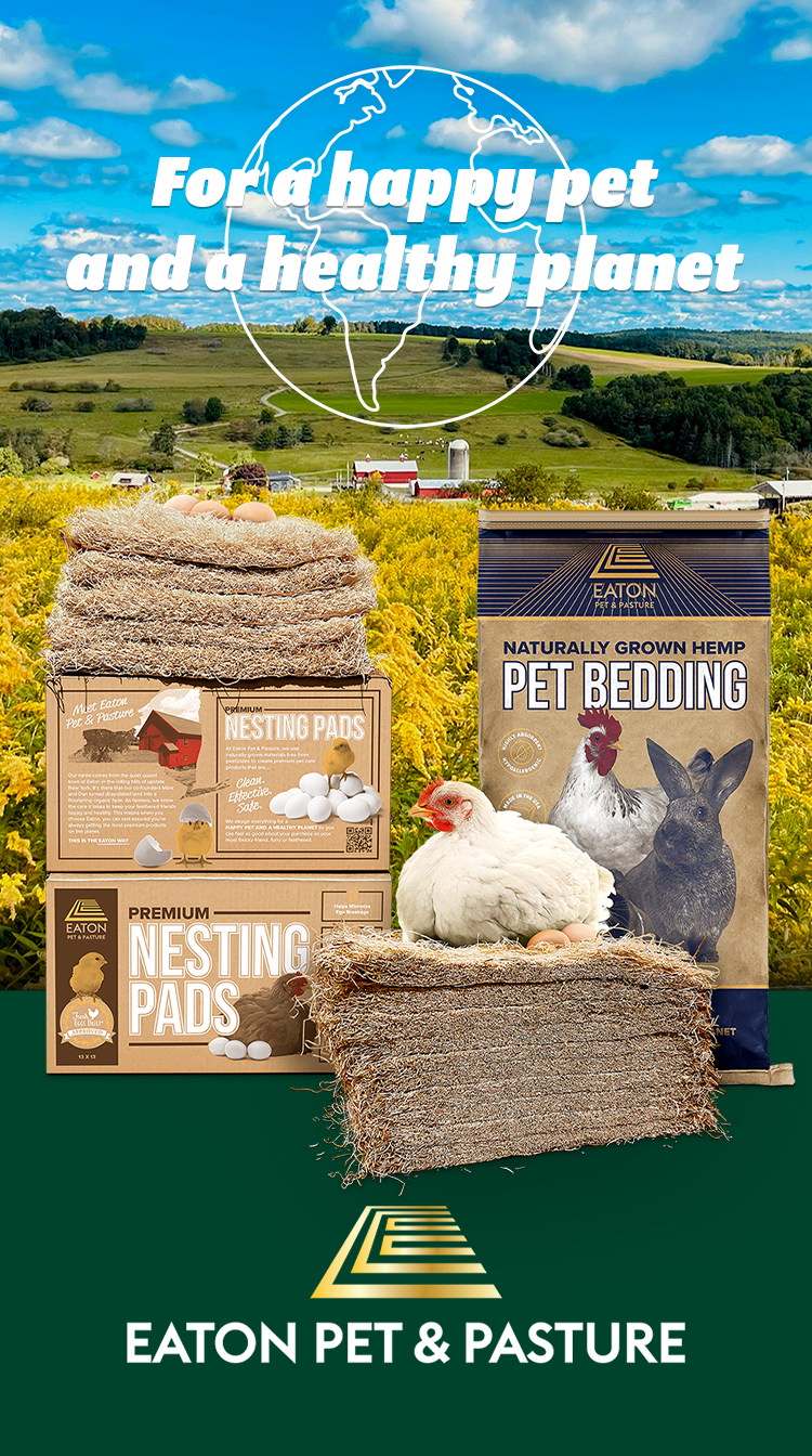 Eaton Pet & Pasture | Naturally Grown Hemp Pet Bedding | USA Grown ...